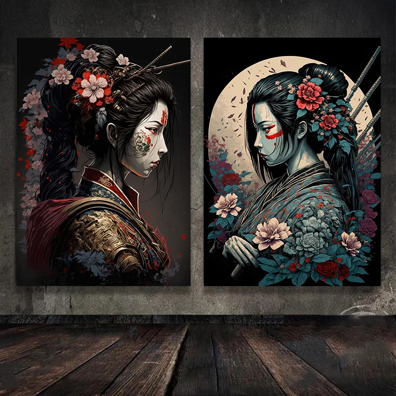 Geisha Drawings Paintings