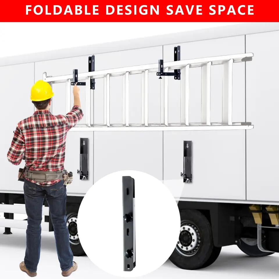 Trailer Organizer Trailer Ladder Rack Side Mount Ladder Rack For ...