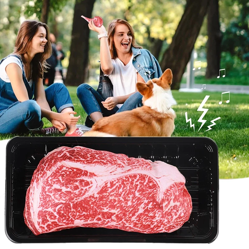Steak Chew Puppy Training Steak Shape Dogs Toy Simulation, 41% OFF