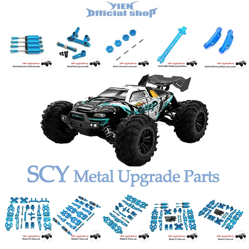 SCY-16101-16102-16103-16201-16101-Pro-RC-Car-1-16-Blue-Upgraded-Metal ...