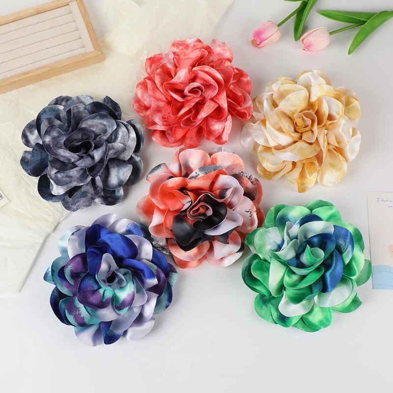 Retro-Fabric-Large-Flower-Brooches-Pins-for-Women-Fashion-Colorful ...