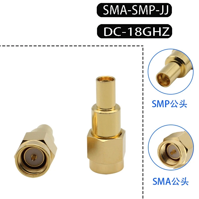 1pcs-SMA-to-SMP-male-adapter-SMA-SMP-JJ-inner-needle-pure-copper-plated ...