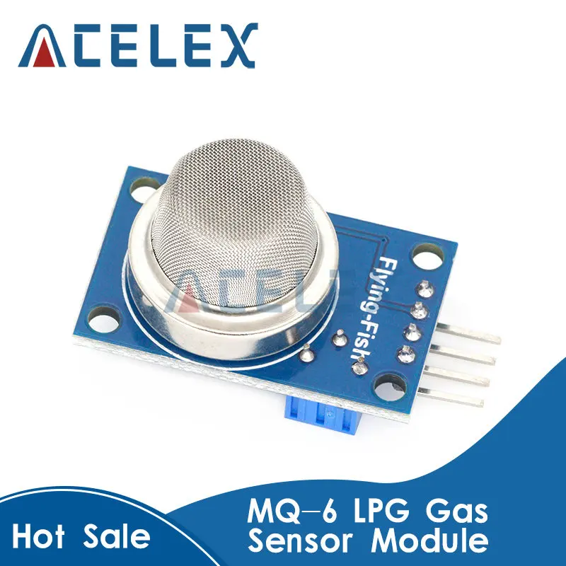 MQ 6 LPG Gas Sensor Module Liquefied Propane Iso butane Butane ...