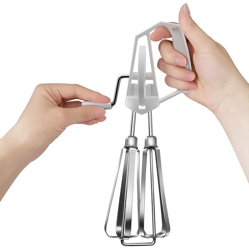 Stainless-Steel-Rotary-Hand-Whip-Whisk-Mixer-Egg-Beater-Dual-Purpose ...
