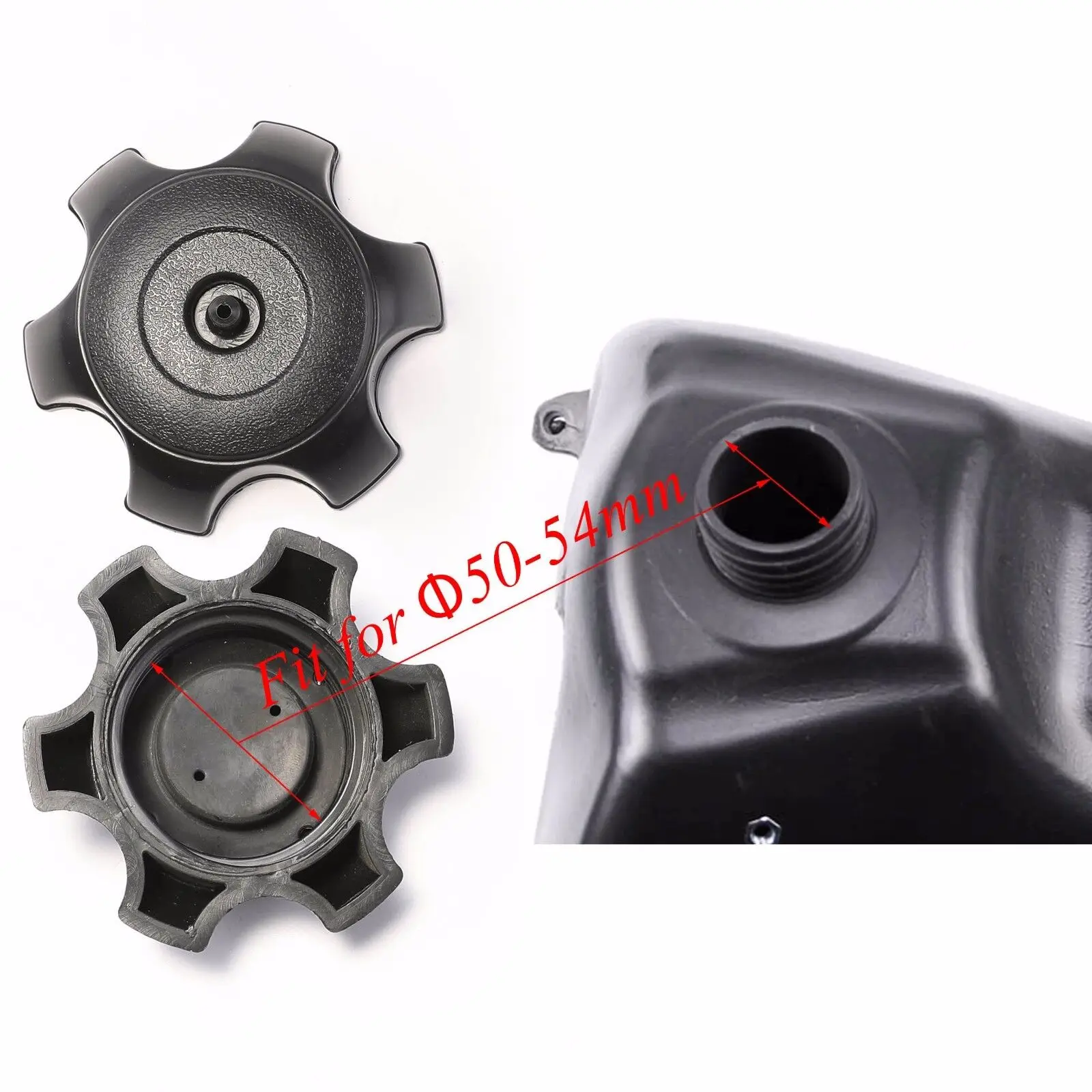 Fuel Gas Tank Cap for XR50 CRF50 50cc 110 125cc taotao SSR Dirt Bike ...