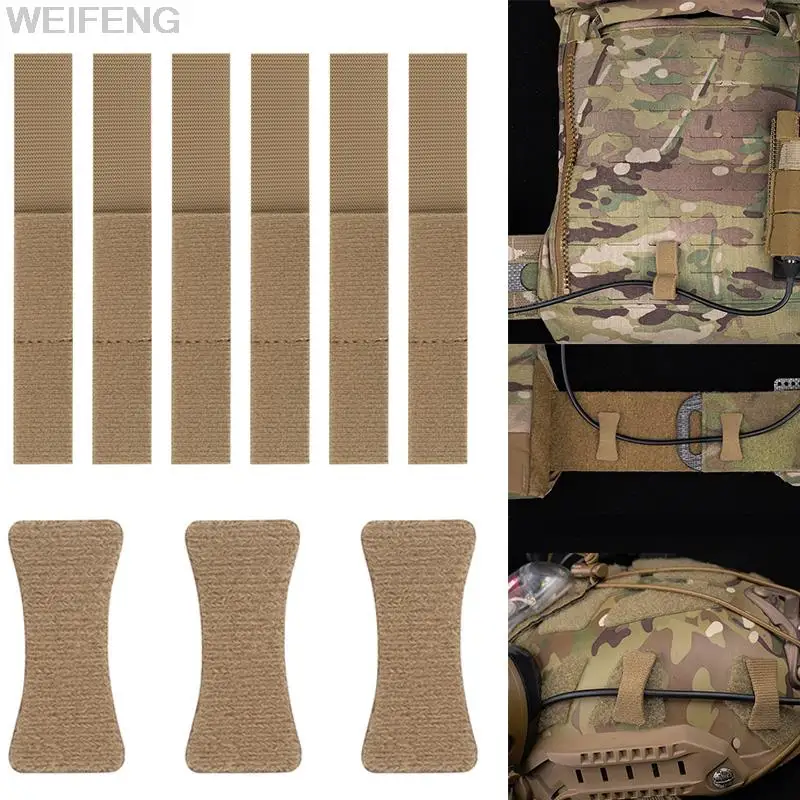 Tactical-Cable-Collected-Tape-Ties-Webbing-Tidy-Organizer-Hook-Loop ...