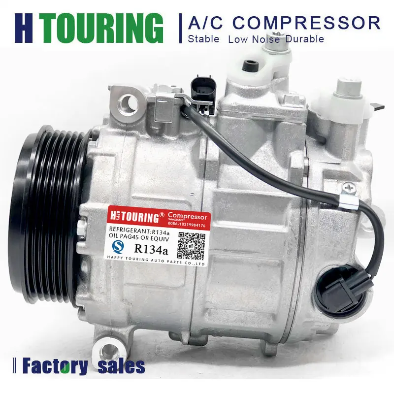 AC-Compressor-For-Mercedes-Benz-W203-W219-W211-S211-X164-S203-C215-C209 ...