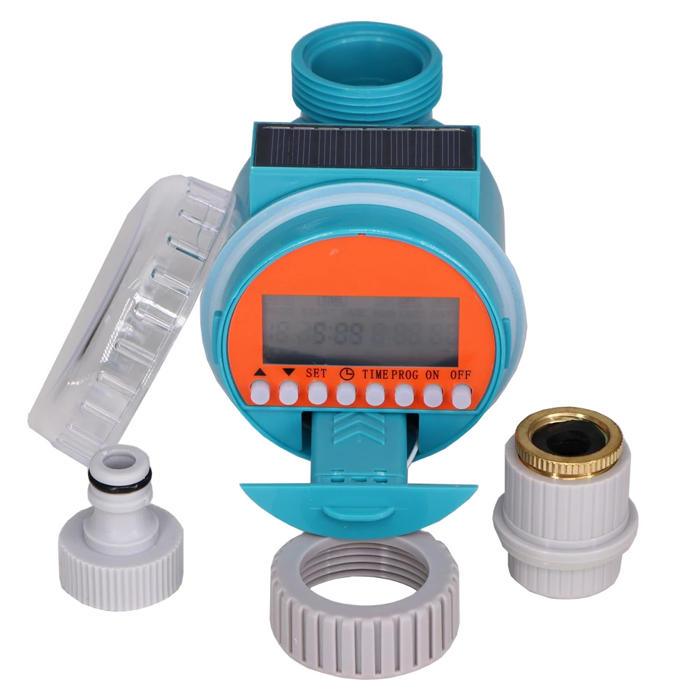 Programmateur arrosage,Minuteries d'Eau de Jardin à Massage Solaire,Contrôleur d'Irrigation LCD ...