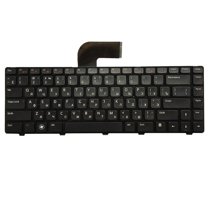New Russian/RU Keyboard For Dell Inspiron 14R N4110 M4110 N4050 M4040 ...