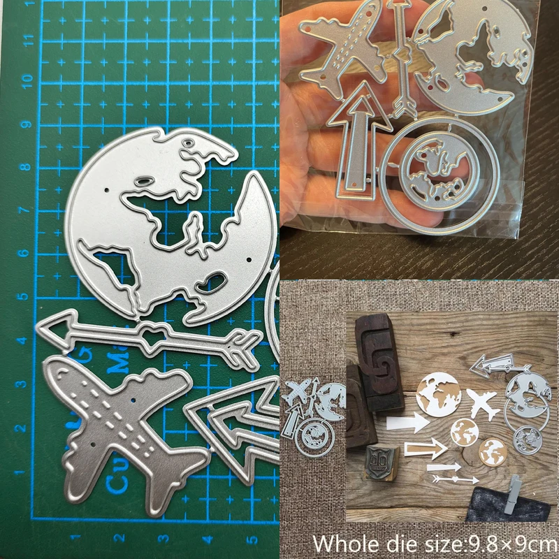 Flugzeug-Metalls-ch-neiden-Stanzen-Scrap-book-Dekoration-gepr-gt ...