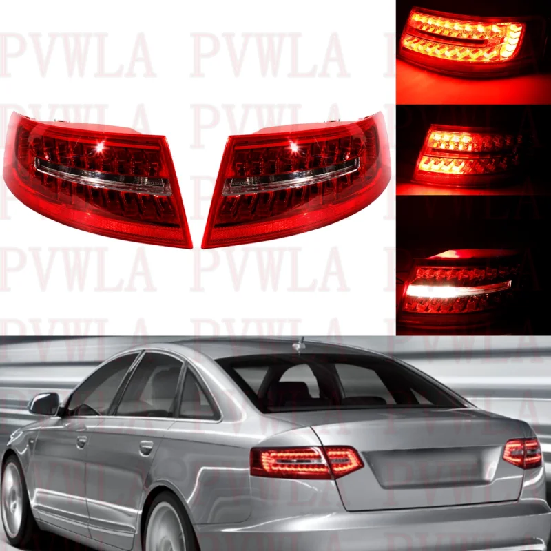 Outer-Side-LED-Tail-Rear-Lamp-Light-4F5945095J-4F5945096J-For-Audi-A6 ...