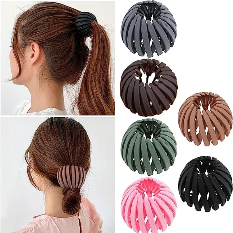 Retractable-Ponytail-Holder-Hairpin-Personal-Birds-Nest-Shaped ...
