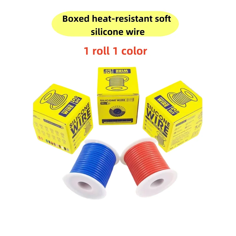 Super-Soft-Copper-Wire-Heat-Resistant-Soft-Silicone-Wire-1-Colors-in-A ...