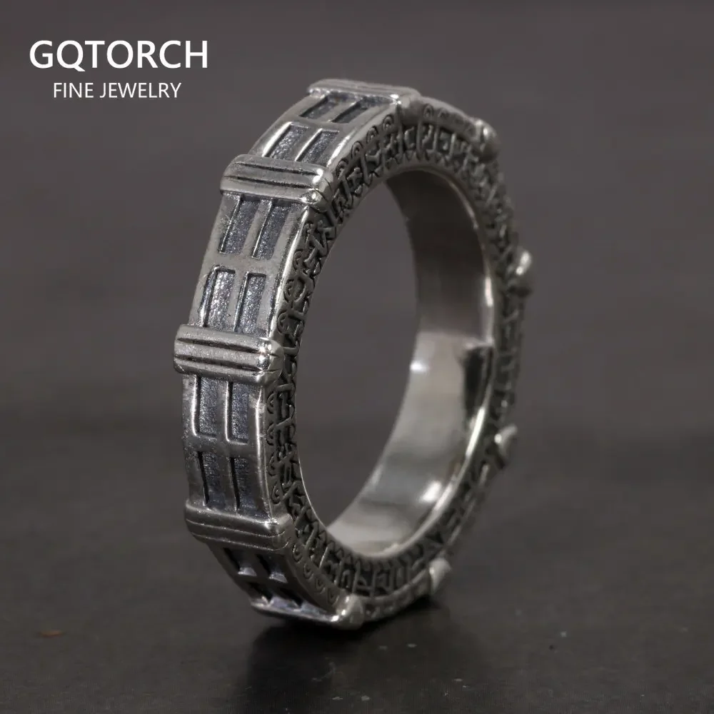 Real-925-Sterling-Silver-Stargate-Rings-for-Fans-Massive-Transportation ...