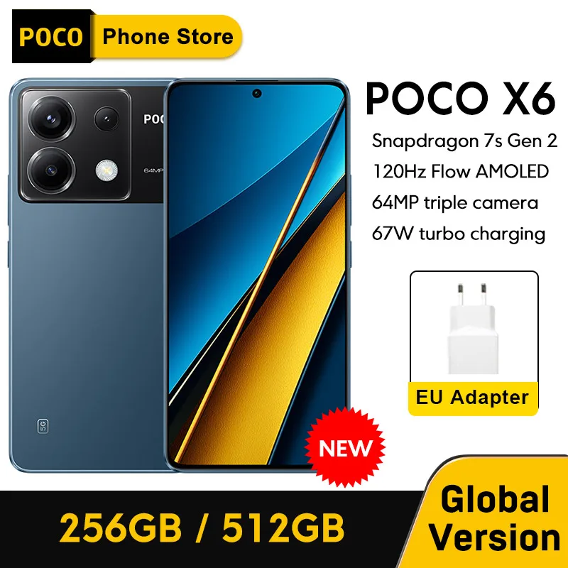 POCO-X6-5G-Global-Version-Smartphone-256GB-512GB-Snapdragon-7s-Gen-2 ...