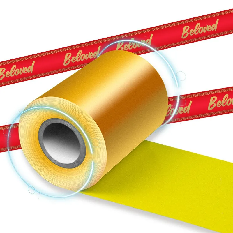 N-Mark-100mm-Wax-Resin-Thermal-Transfer-Ribbon-For-N-mark-Printer-Gold ...
