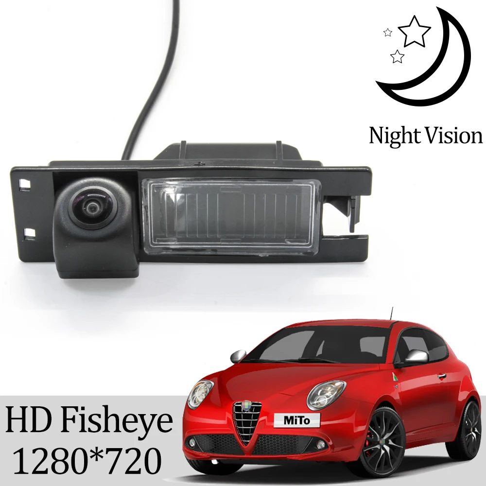 Owtosin Hd 1280*720 Fisheye Rear View Camera For Alfa Romeo Mito 2008 ...
