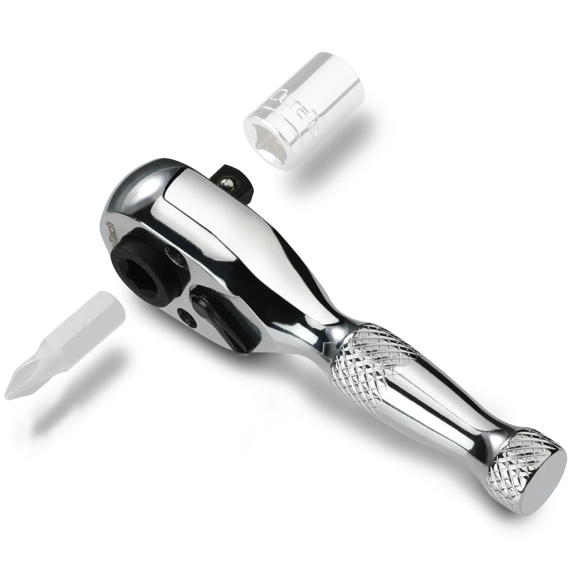 Duratech-2-in-1-Mini-Dual-Head-Stubby-Ratchet-Handle-1-4-Drive-Finger ...
