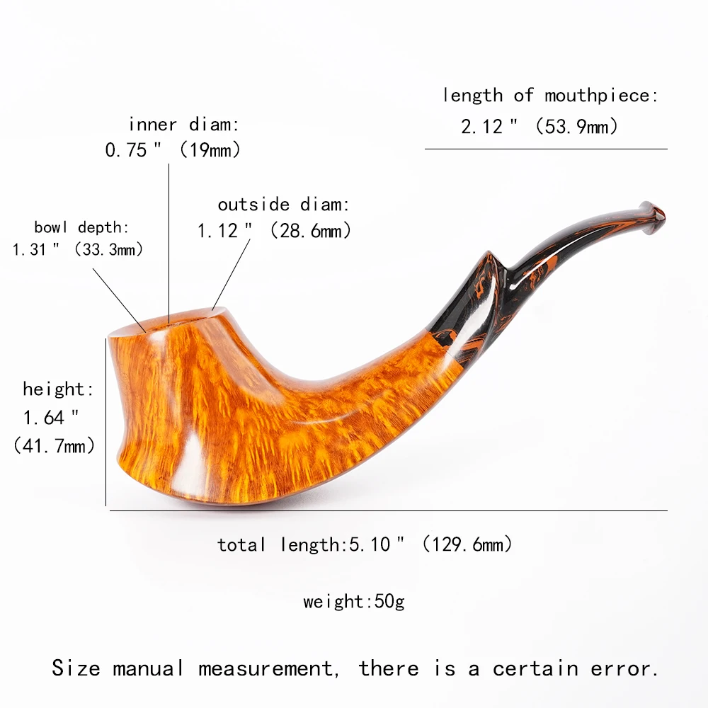 MUXIANG-Handmade-briar-tobacco-pipe-bowl-diameter-19mm-depth-28mm-large ...