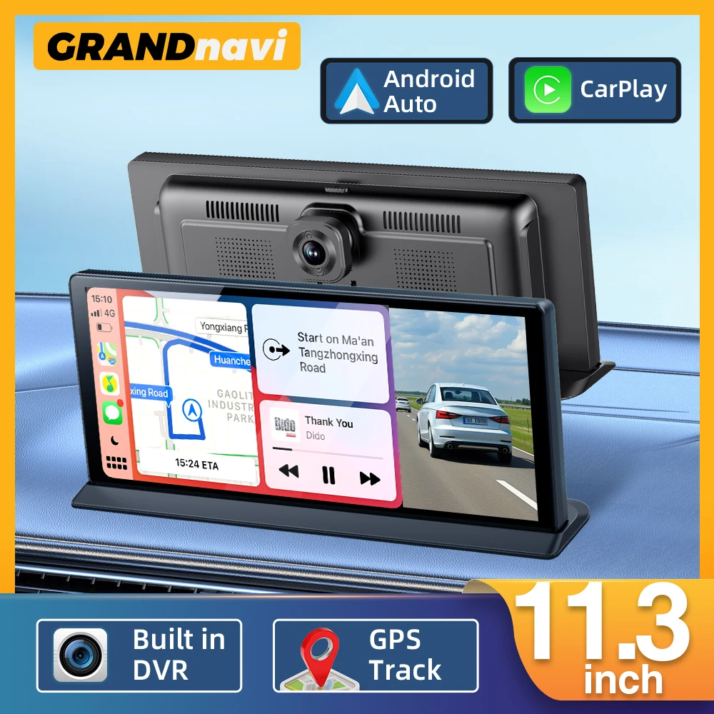 11-3-inch-Car-DVR-4K-Camera-Wireless-Carplay-Android-auto-Touch-Screen ...
