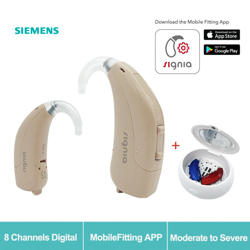 Siemens Signia Run P New Digital Hearing Aids Fit With Smartphone App ...