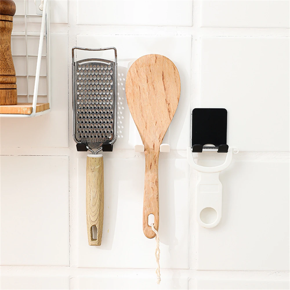 1-Piece-Bathroom-Storage-Hanging-Rack-Razor-Hook-Bracket-Wall-mounted ...