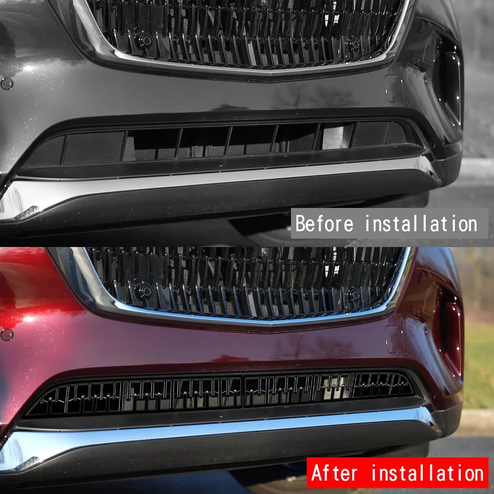 For Mazda Cx90 Cx-90 2024 2025 ABS Black Front Bumper Lower Middle Mesh ...