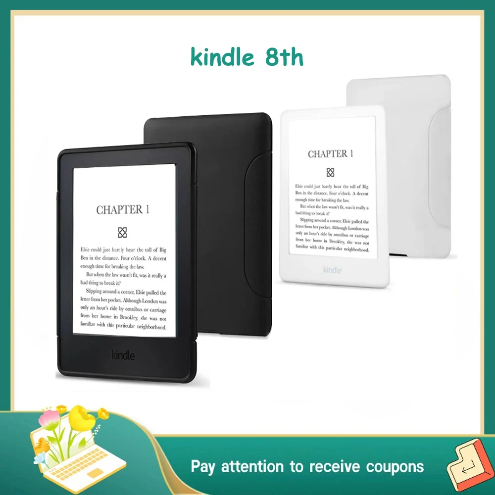 Lector-de-libros-electr-nicos-Kindle-8th-dispositivo-con-pantalla-t-ctil-sin-retroiluminaci-n ...