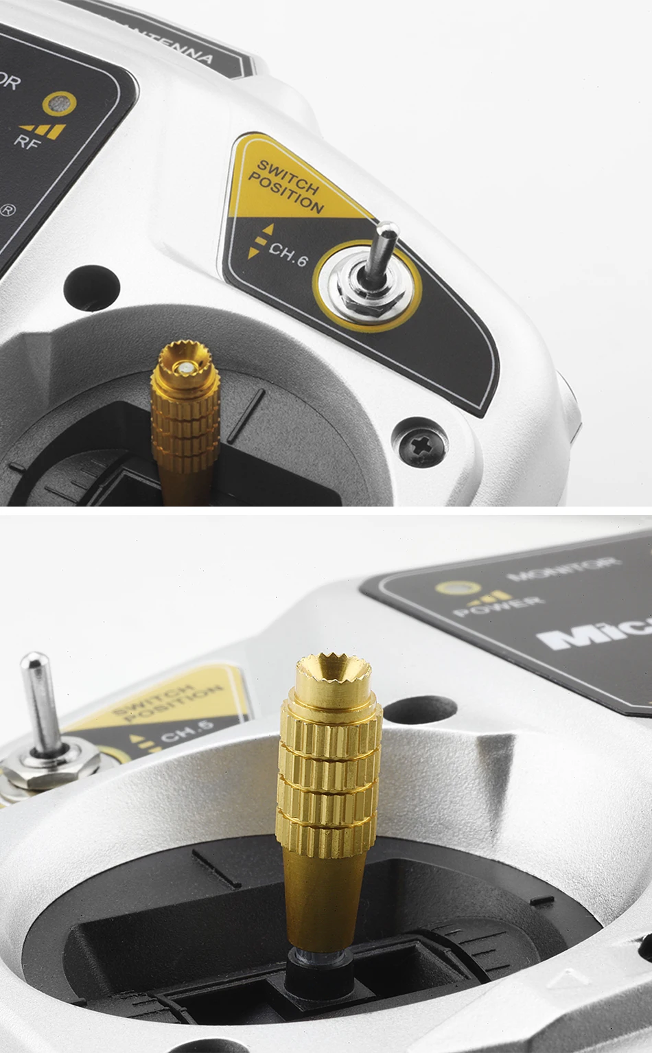 MicroZone MC6C 2.4G 6CH Transmitter with Receiver - HobbyRC BD