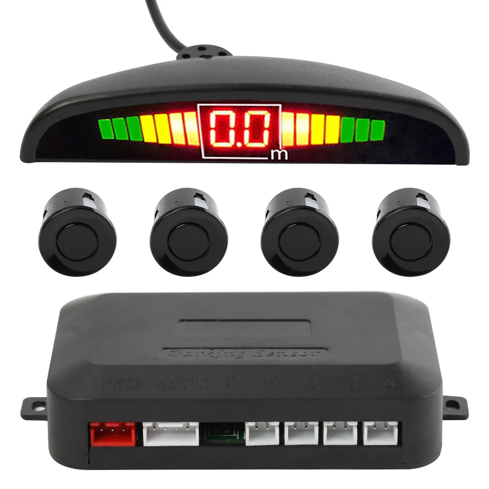 Kit-de-Sensor-de-aparcamiento-Universal-para-coche-Radar-de-respaldo ...