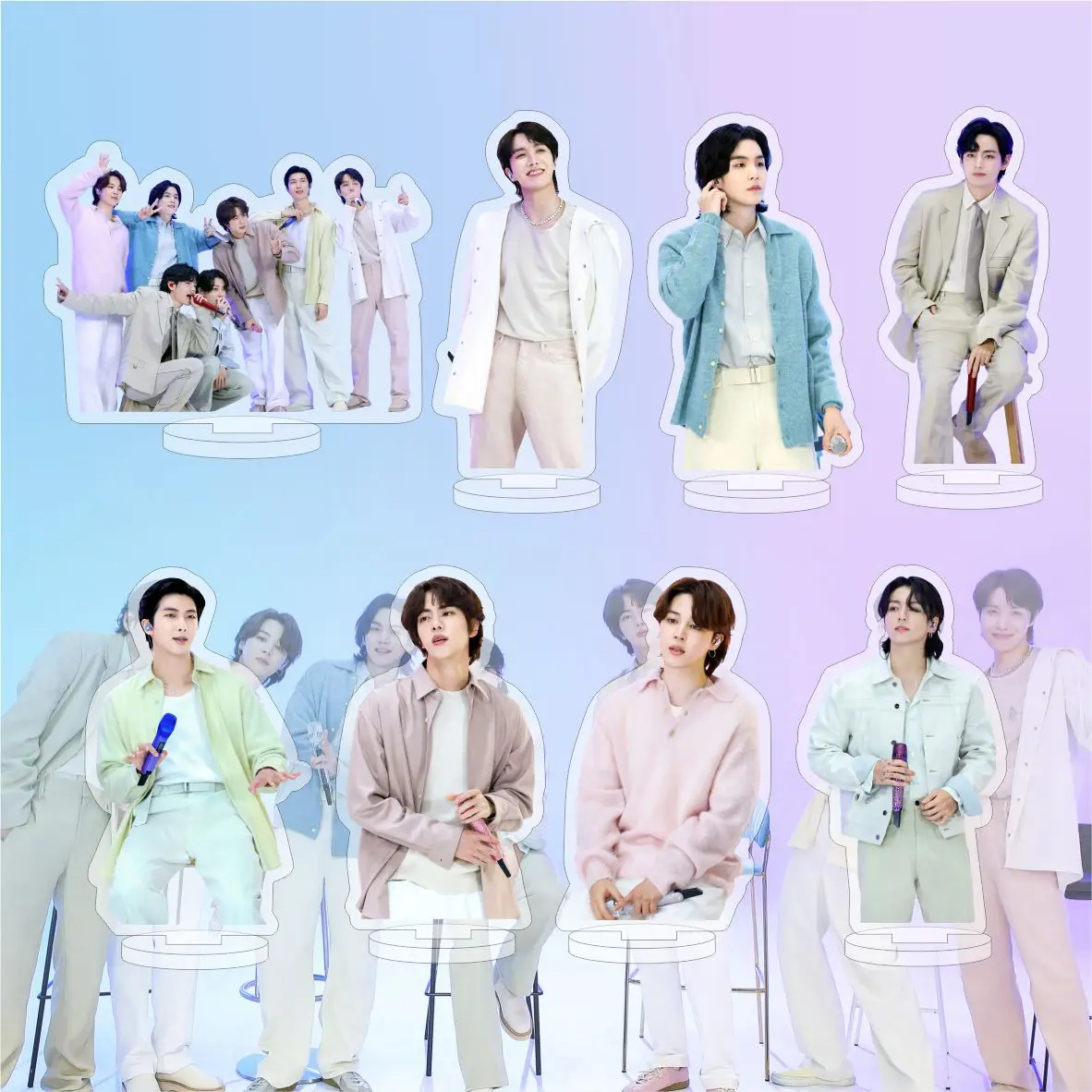 10th-Anniversary-Acrylic-Stand-Kpop-TXT-Cards-Photo-Figures-LAYOVER ...