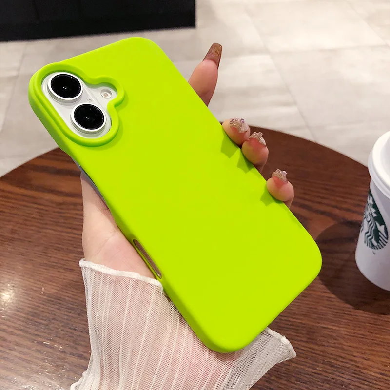 Luxury Matte Half-Pack Case for IPhone 16 15 14 13 12 Pro Max Candy ...