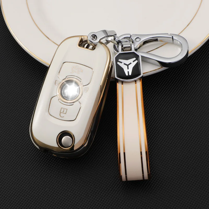 Soft-TPU-Car-Flip-Key-Case-Cover-Keychain-for-Buick-VERANO-ENCORE-GX ...