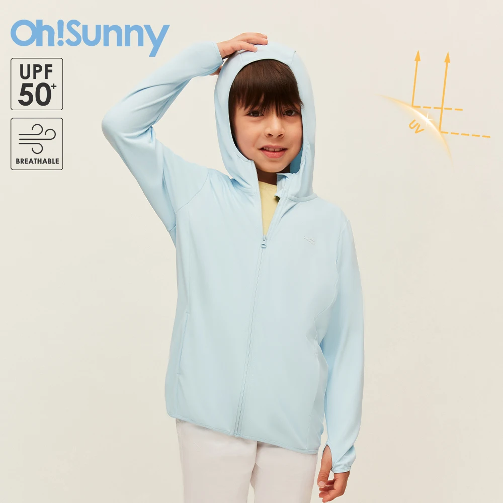 OhSunny-Kids-Children-Sunscreen-Skin-Coats-Hooded-Jackets-Anti-UV ...