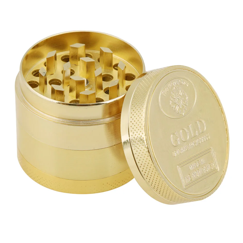 4-layer 40mm Herb Tobacco Weed Grinder Manual Hand Grass Spice Herb ...