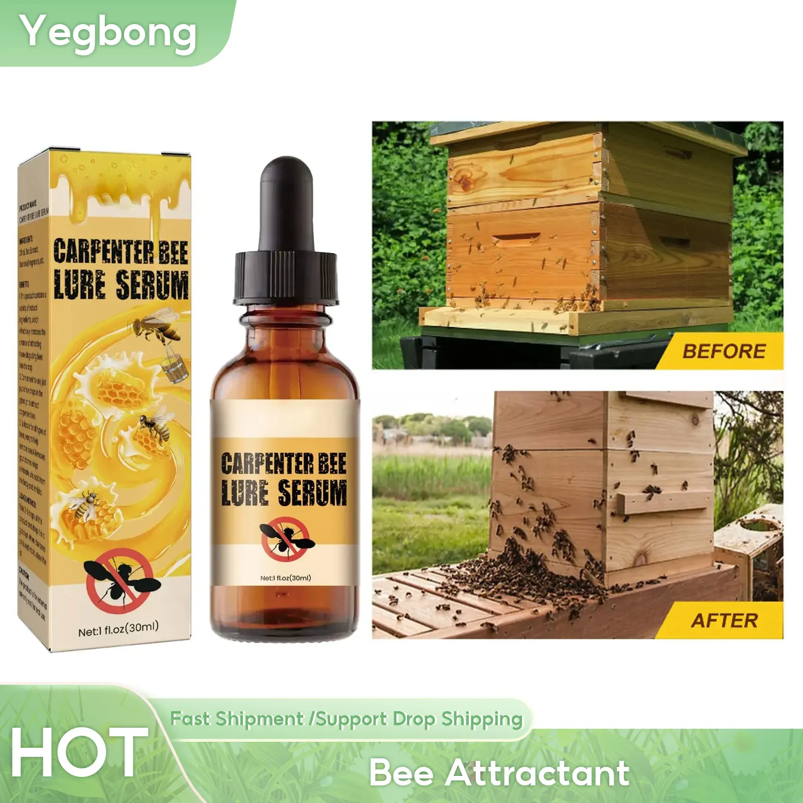 Bee-Attractant-Honey-Hive-Attracting-Bee-Cage-Trap-Kit-Apicultura ...