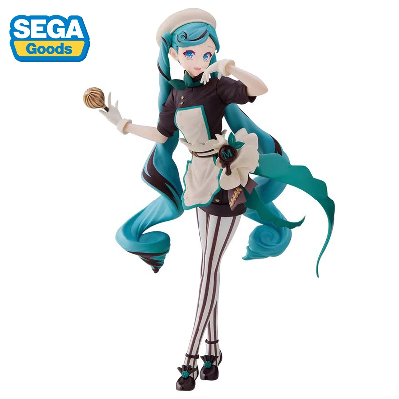 Original Sega Vocaloid Hatsune Miku Pastry Maker 21cm Pvc Anime Figure ...