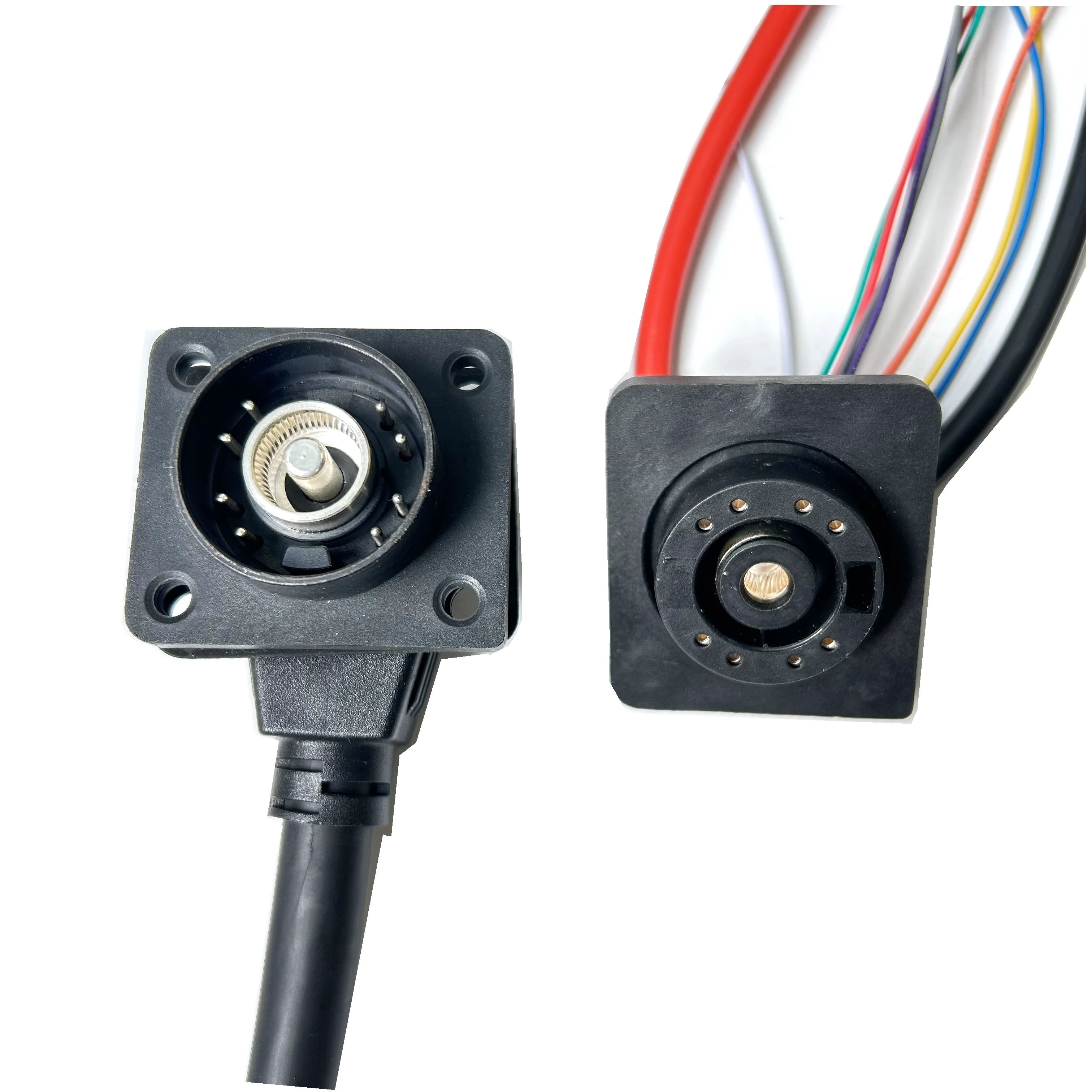 Z1053A-Coaxial-10-pin-Panel-Mount-Battery-Connector-Motorcycle-Charging ...