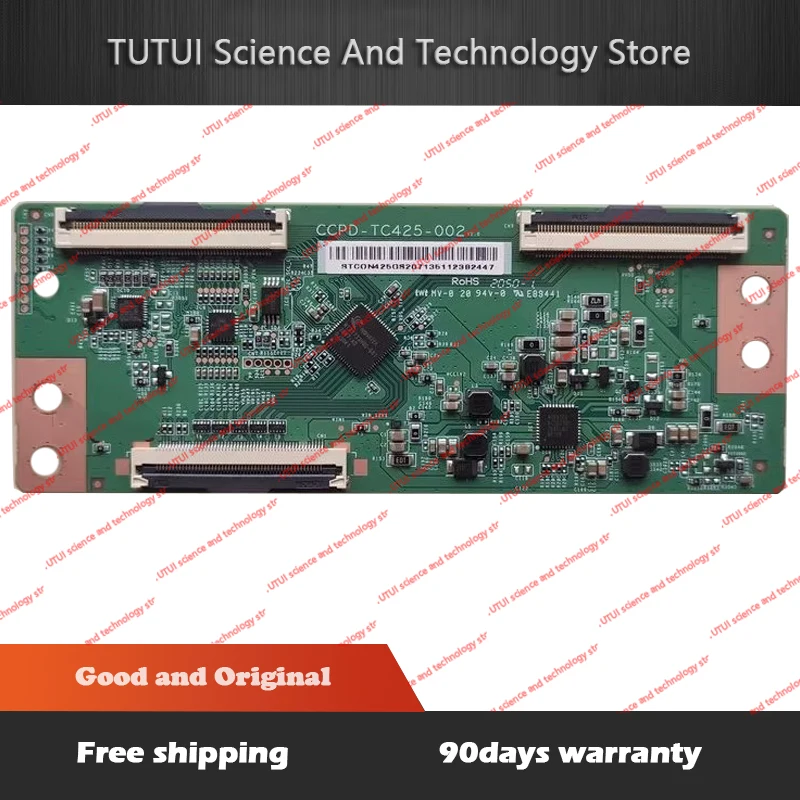 CCPD-TC425-002 V2.0 T con Board 43PFF5292/T3 43L2F TV Replacement Board ...