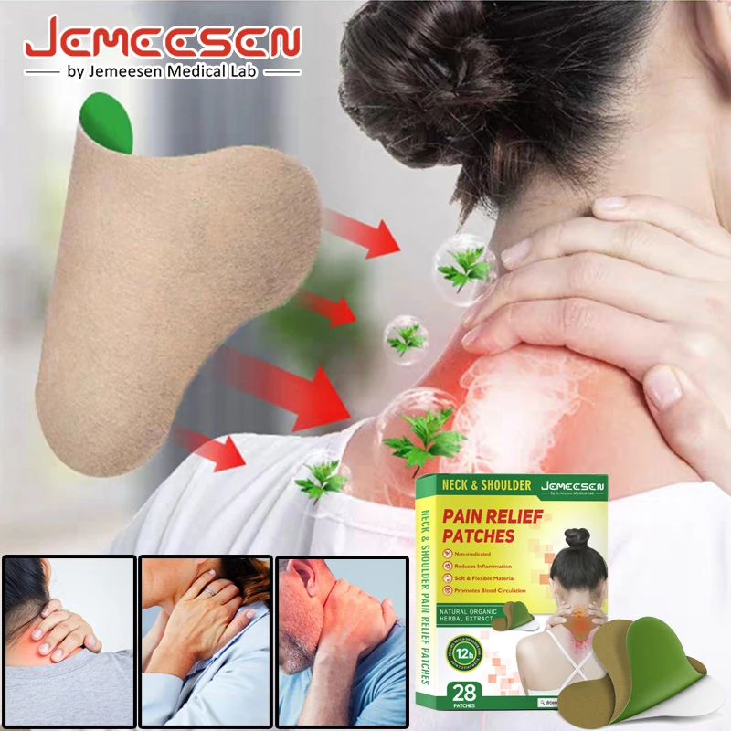Jemeesen Moxibustion Patch For Neck Pain Neck Patches Pain Relief ...