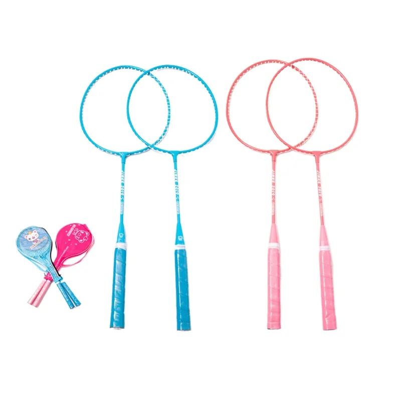 2PCS-Badminton-Racket-Portable-2-People-Badminton-Racket-3-12-Years-Old ...