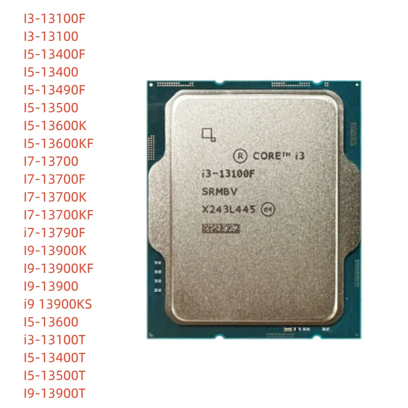 I3-13100F-I5-13400F-I5-13400-I5-13490F-I5-13500-I5-13600K-I5-13600KF-I7 ...