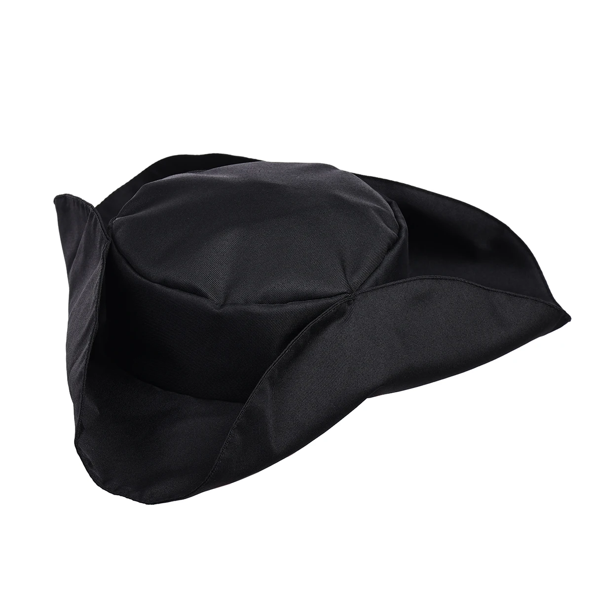 Pirate-Hat-for-Men-Cosplay-Medieval-Halloween-Party-Black-Brown-Tricorn ...