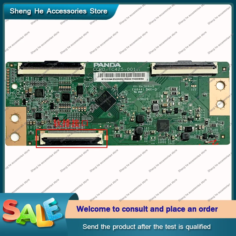 Original CCPD-TC425-001 TC425-001 Logic Board TCON Board for PANDA 43" TV