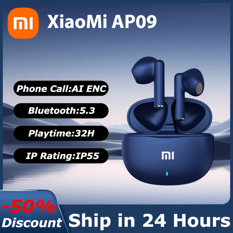 Xiaomi-Original-TWS-Bluetooth-5-3-Fones-De-Ouvido-AP09-Sem-Fio-Prova-D ...