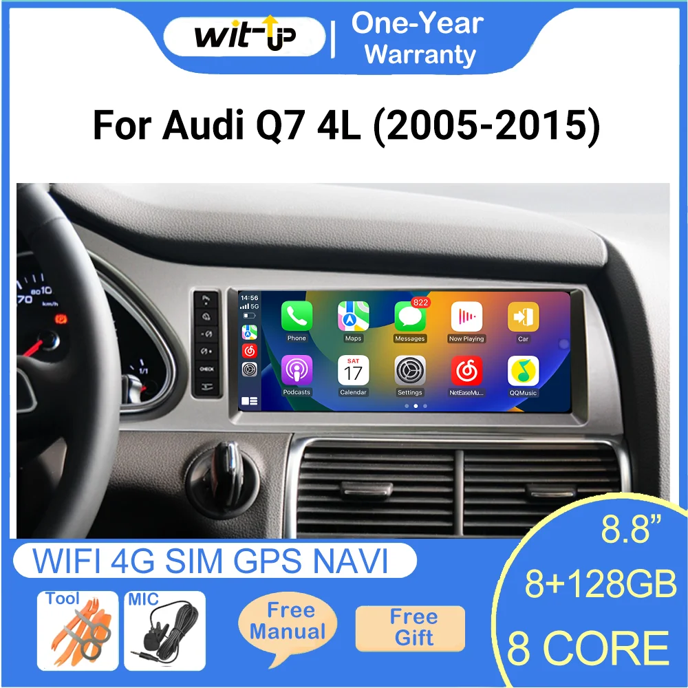Wit-Up-for-Audi-Q7-MMI-2G-3G-Apple-CarPlay-10-25-Touch-Screen-Upgrade ...