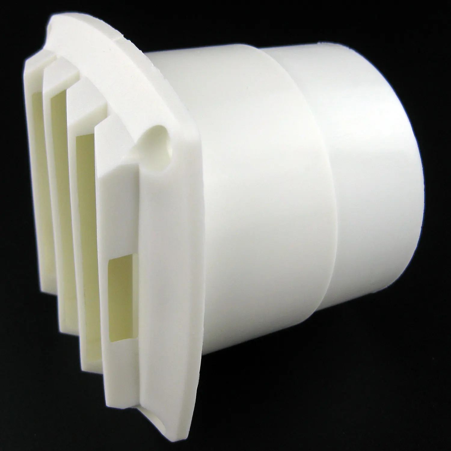 Round Boat Louvered Vents Marine Air Vents Caravan & RV White Plastic 3 ...