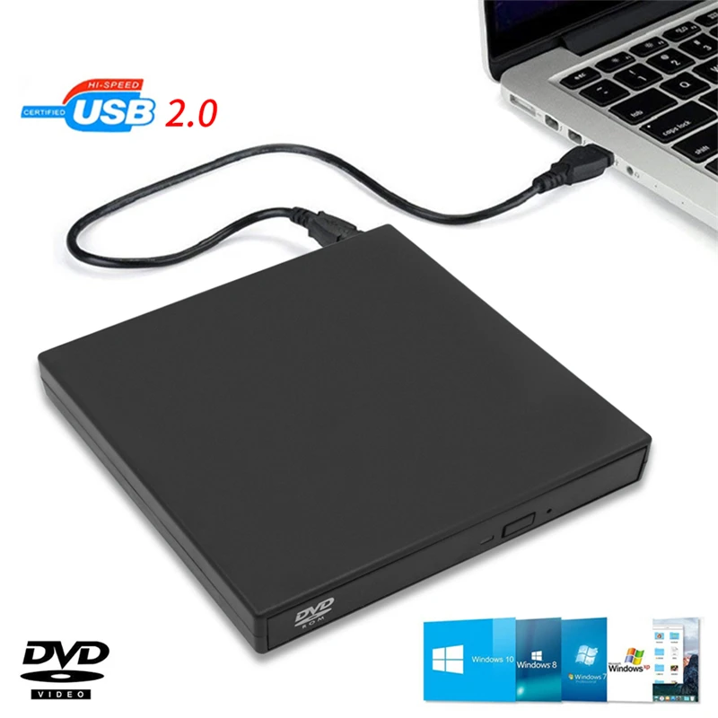 External-CD-DVD-Drive-USB-2-0-Slim-Protectable-External-CD-RW-Drive-DVD ...
