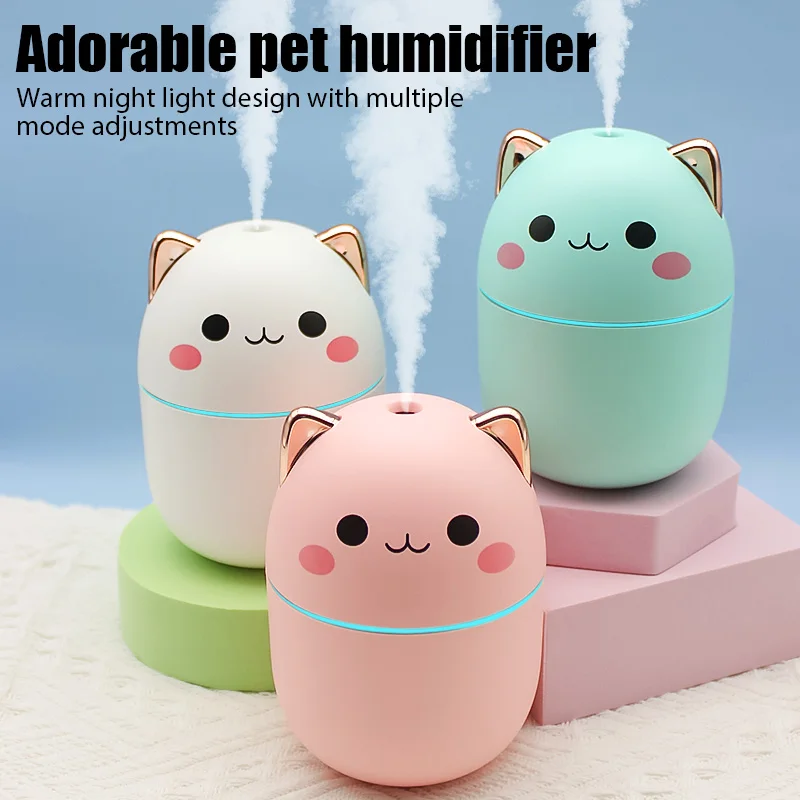 Mini Cute Air Humidifier Essential Oil Humidificadores Home Bedroom ...