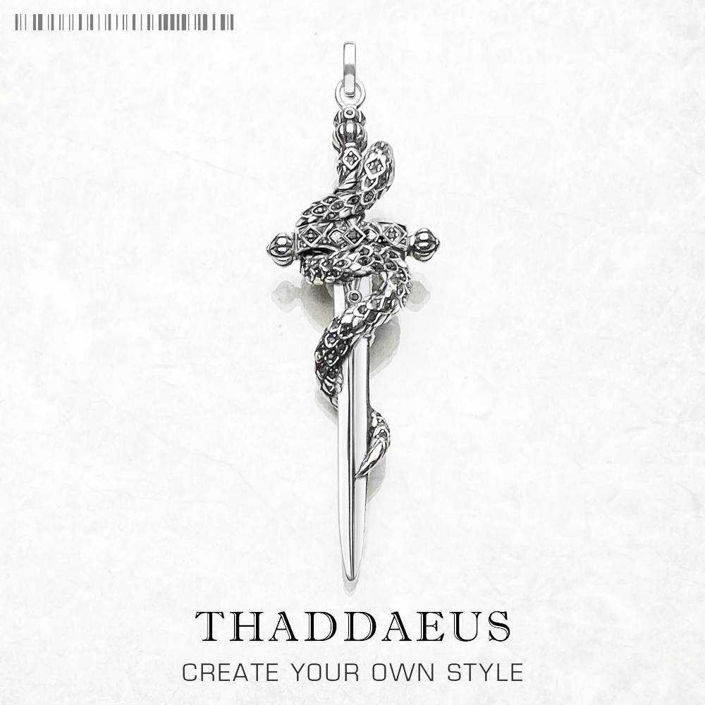 Pendant-Blackened-Sword-With-Snake-Fine-Vintage-Jewelry-Europe-925 ...